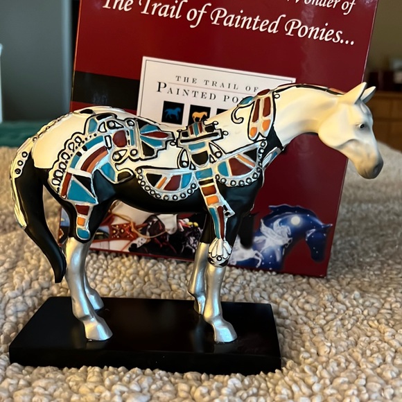 Enesco | Other | Rare Zuni Silver Pony Trail Of Painted Ponies 209 ...